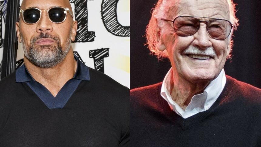 Stan Lee źródłem inspiracji dla Dwayne'a Rocka Johnsona - Antyradio