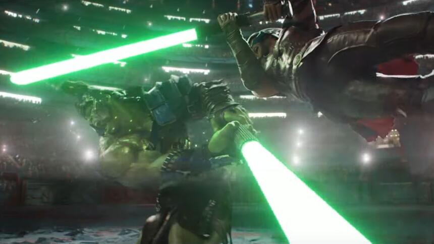 Thor: Ragnarok - Thor i Hulk jako Jedi - Antyradio