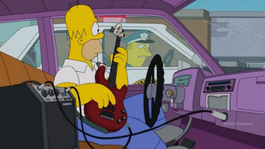 Homer Simpson postanowił zostać gwiazdą rocka - Antyradio