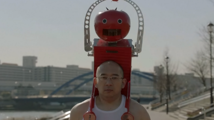 Tomatan to robot karmiący biegacza pomidorami - Antyradio