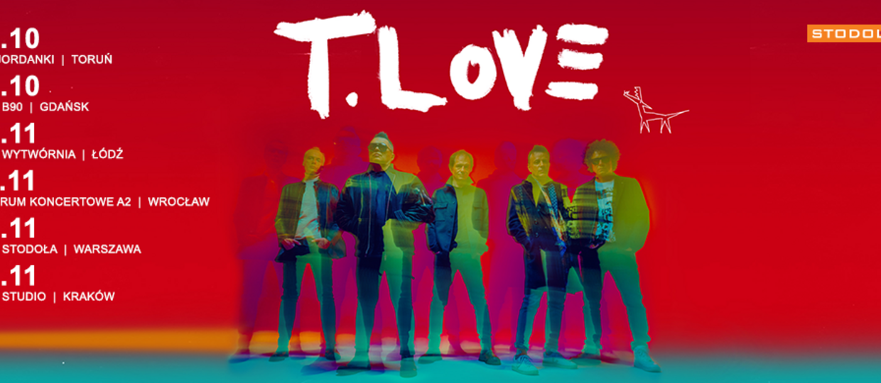 6 koncertów T.Love w ramach trasy "Hau! Hau!" - Antyradio