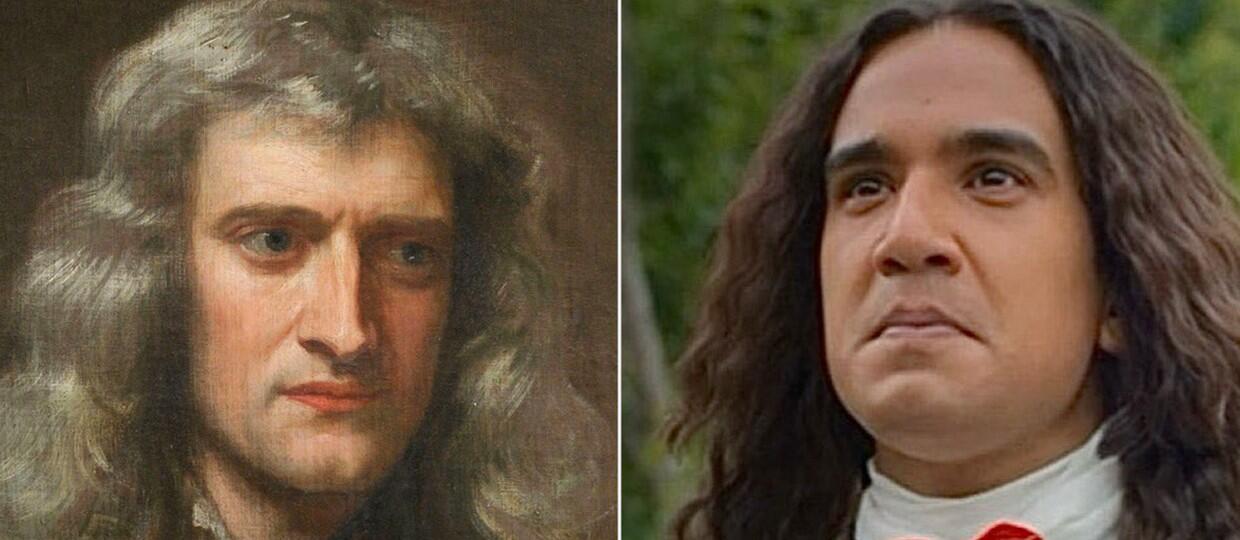 Isaac Newton jako osoba kolorowa w brytyjskim serialu. W sieci burza ...